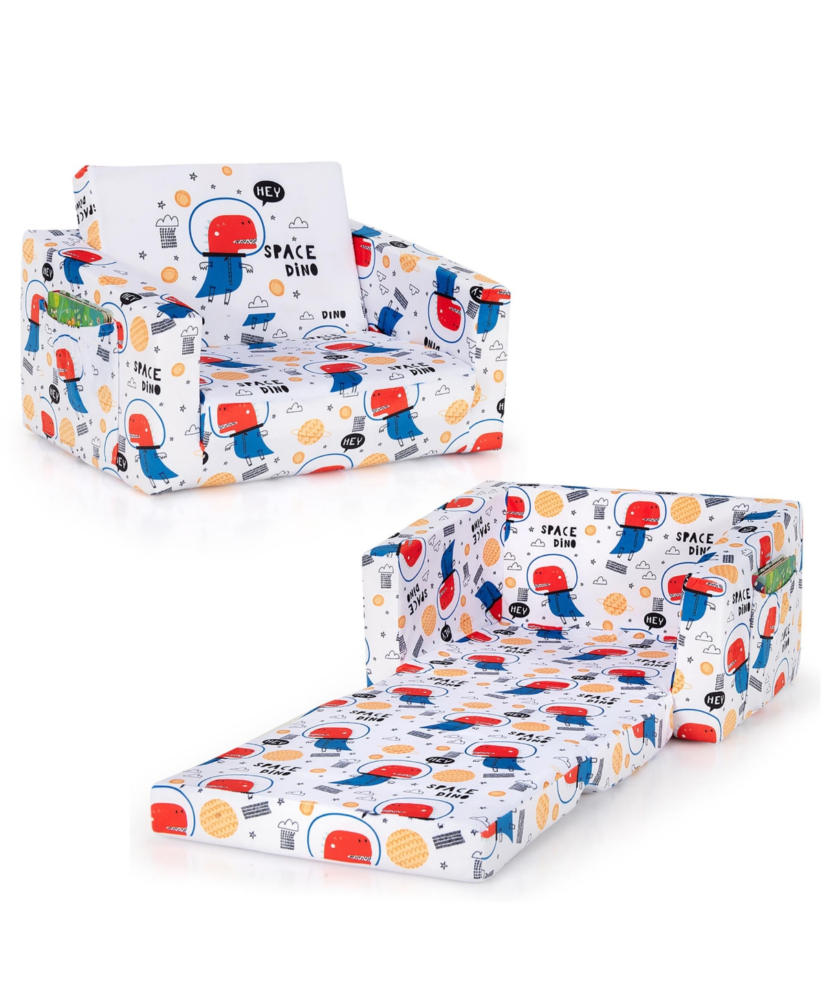 Click here for 2-in-1 Convertible Kids Sofa to Lounger Flip-Out C... prices