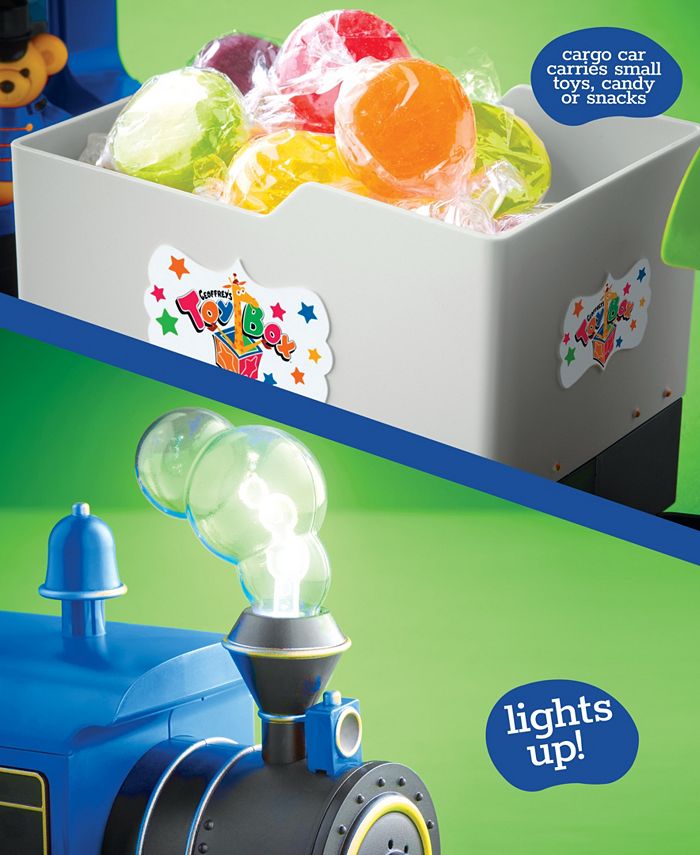 Geoffrey's Toy Box RC Toyland Train with Lights and Sounds Set, Created ...