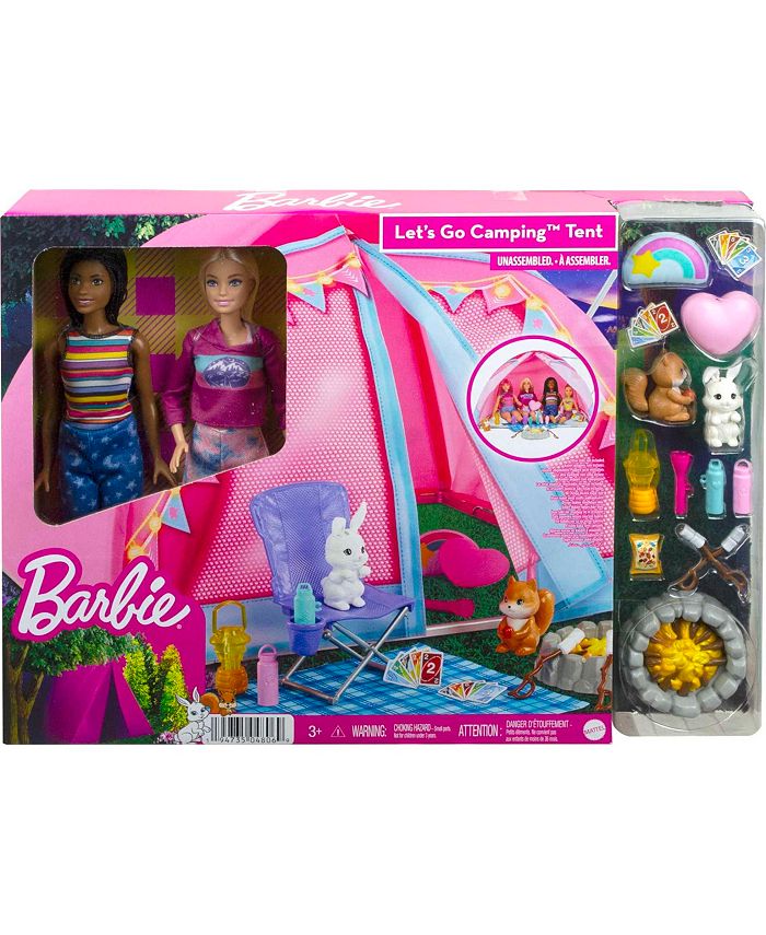 Barbie It Takes Two Camping Playset with Tent - Macy's