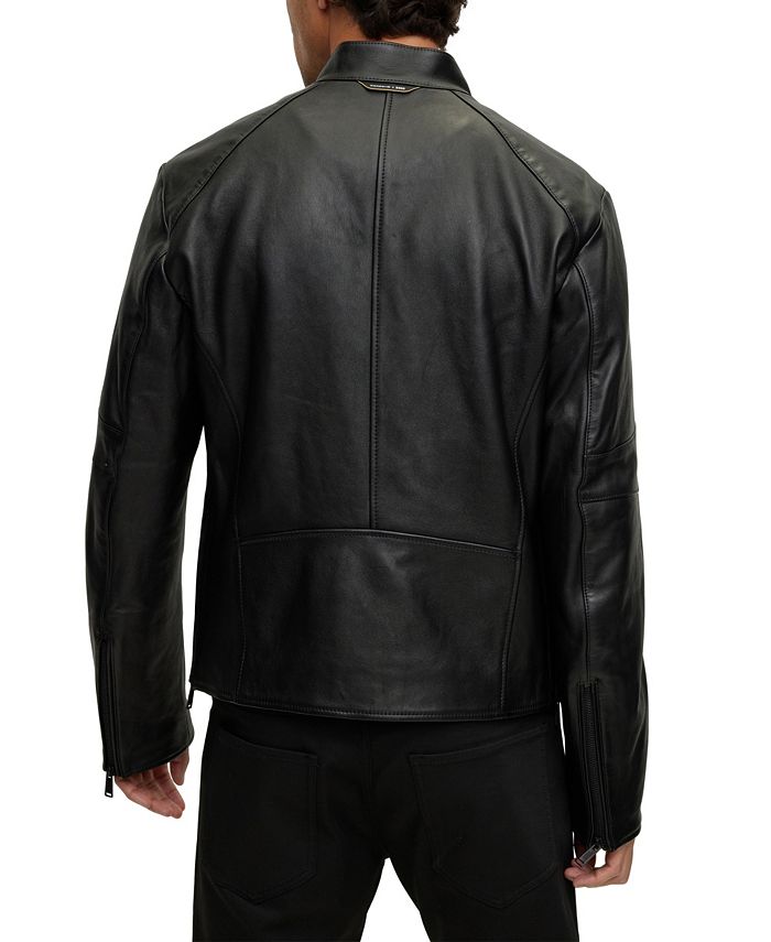 Hugo Boss Men's Porsche Leather Jacket - Macy's