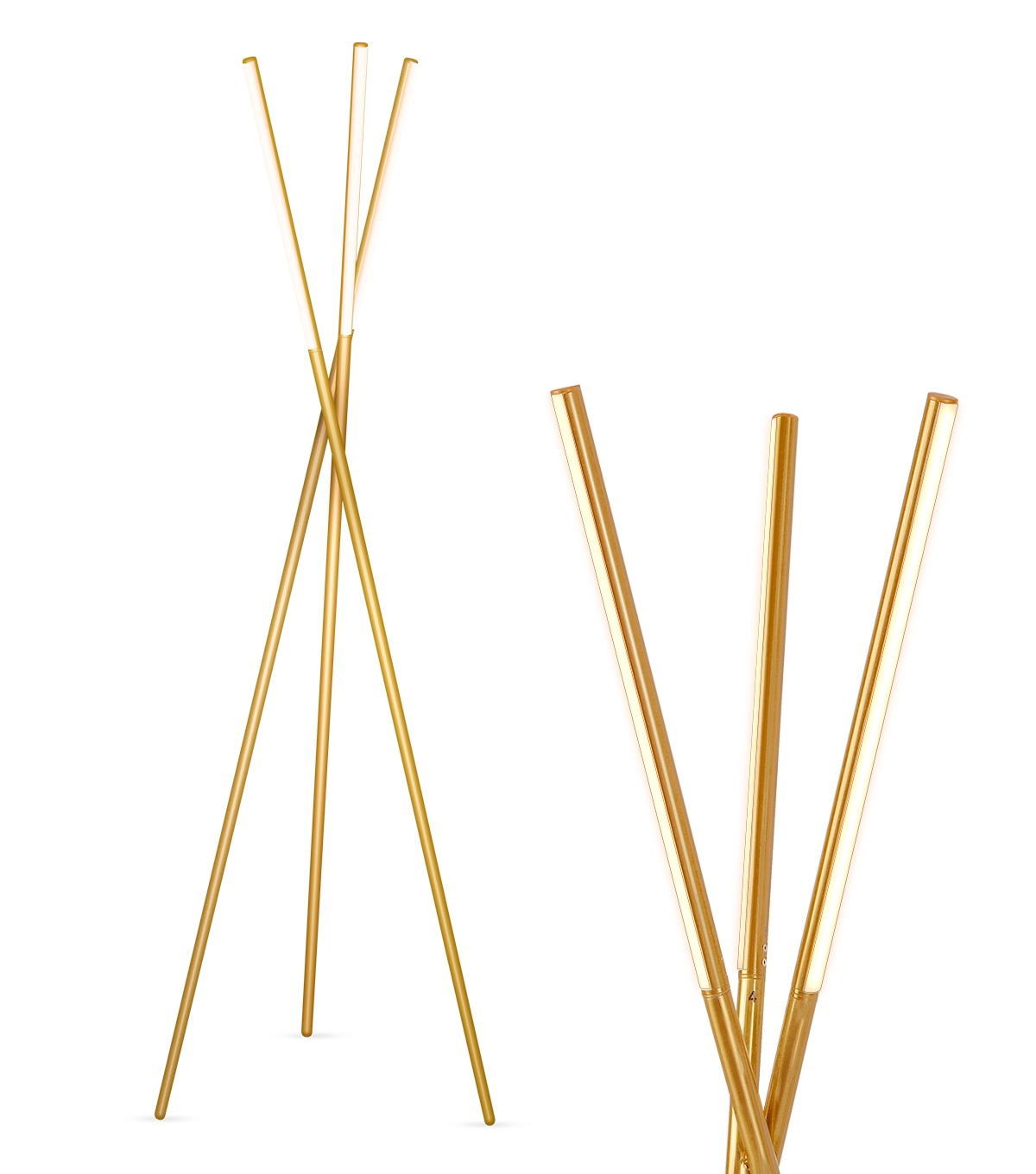 Click here for Stix 60" Dimmable Led Modern Tripod Floor Lam... prices