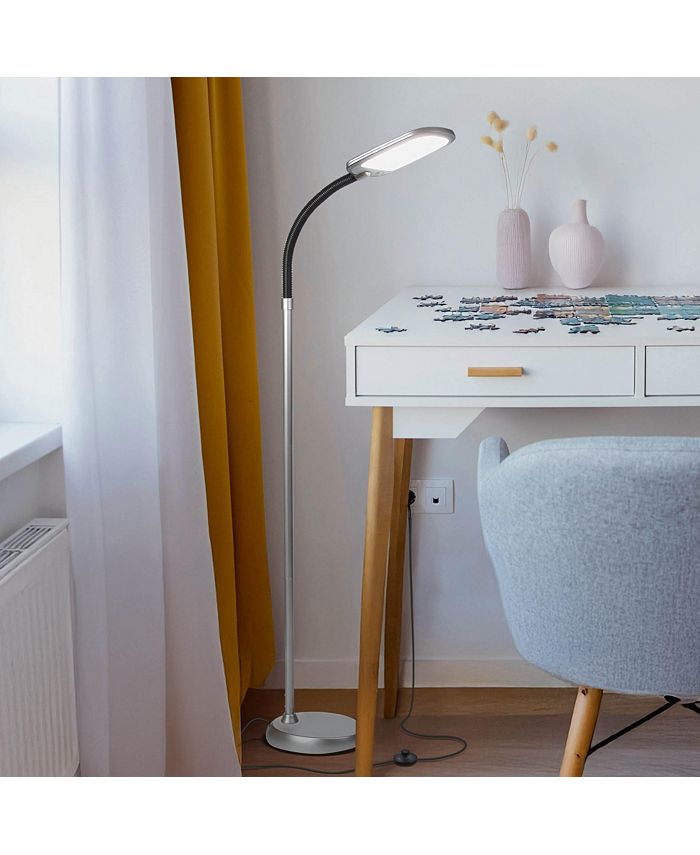 Brightech Litespan LED Gooseneck Floor Lamp with Adjustable Head ...