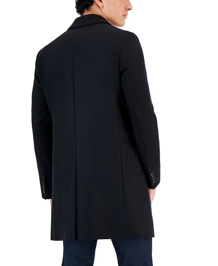 Hugo Boss Men's Migor Slim-Fit Solid Wool Overcoat - Macy's