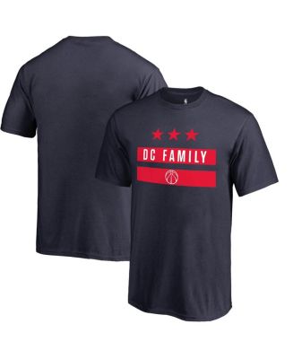 Big Boys Fanatics Navy Washington Wizards Family Hometown T-shirt - Macy's