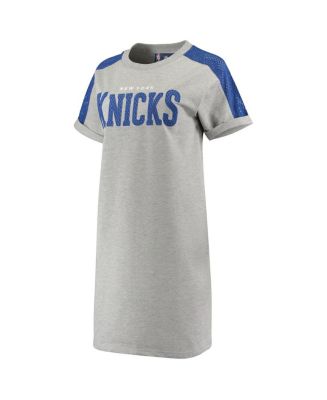 Women's G-III 4Her by Carl Banks Gray, Blue New York Knicks Off-Season ...