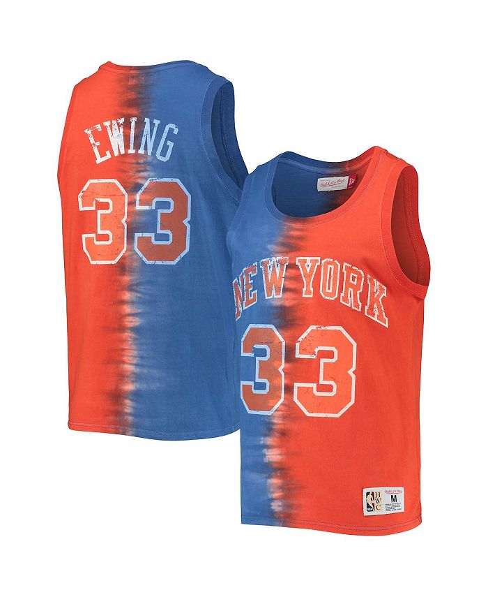 Mitchell & Ness Men's Patrick Ewing Blue and Orange New York Knicks ...
