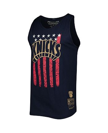 Mitchell & Ness Men's Navy New York Knicks Hardwood Classics Americana ...