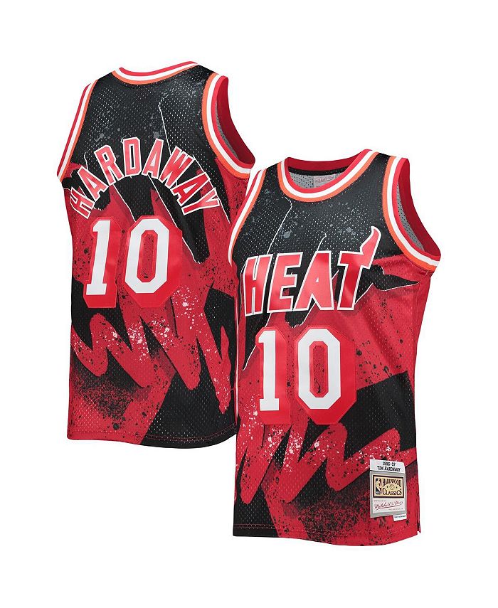 Mitchell & Ness Men's Tim Hardaway Scarlet Miami Heat Hardwood Classics ...