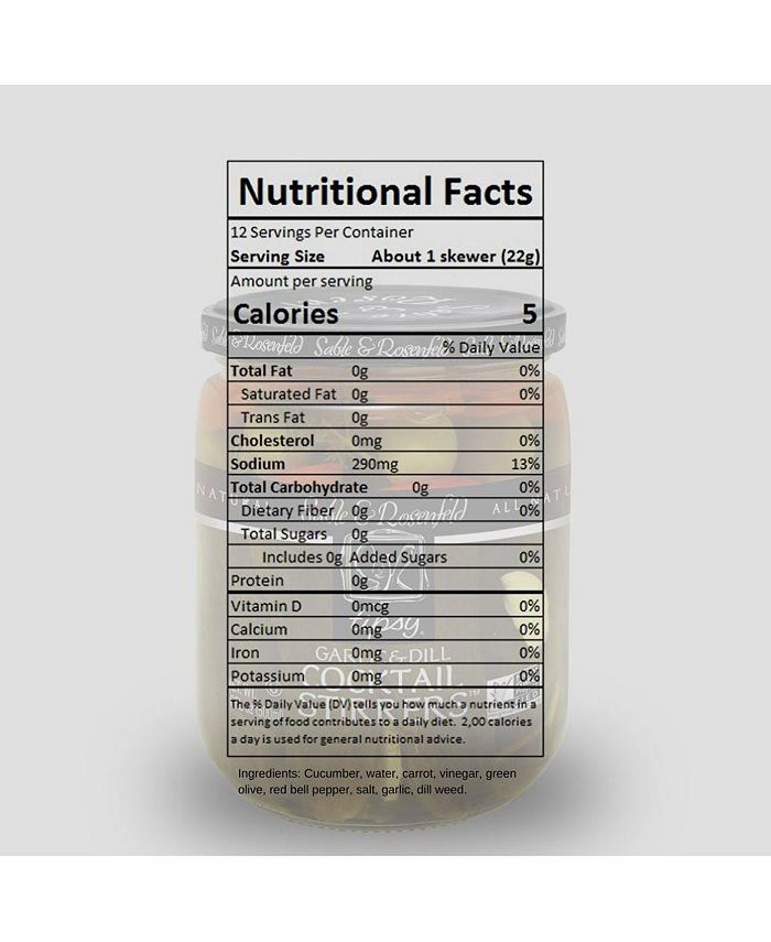 Sable & Rosenfeld Cocktail Stirrers Garlic & Dill 16 oz. (3 Pack) - Macy's