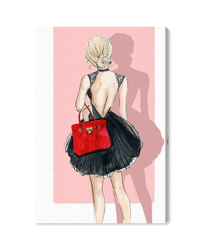 Oliver Gal Night Dress Girl Giclee Art Print on Gallery Wrap Canvas ...