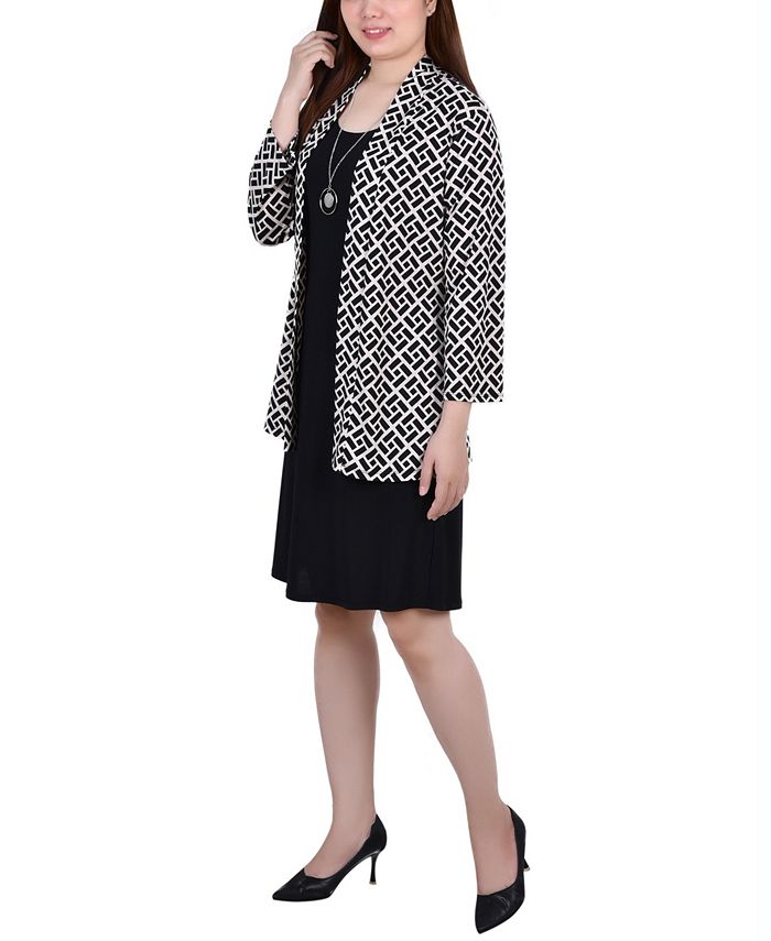 NY Collection Women's Two Piece Dress Set & Reviews - Dresses - Women ...