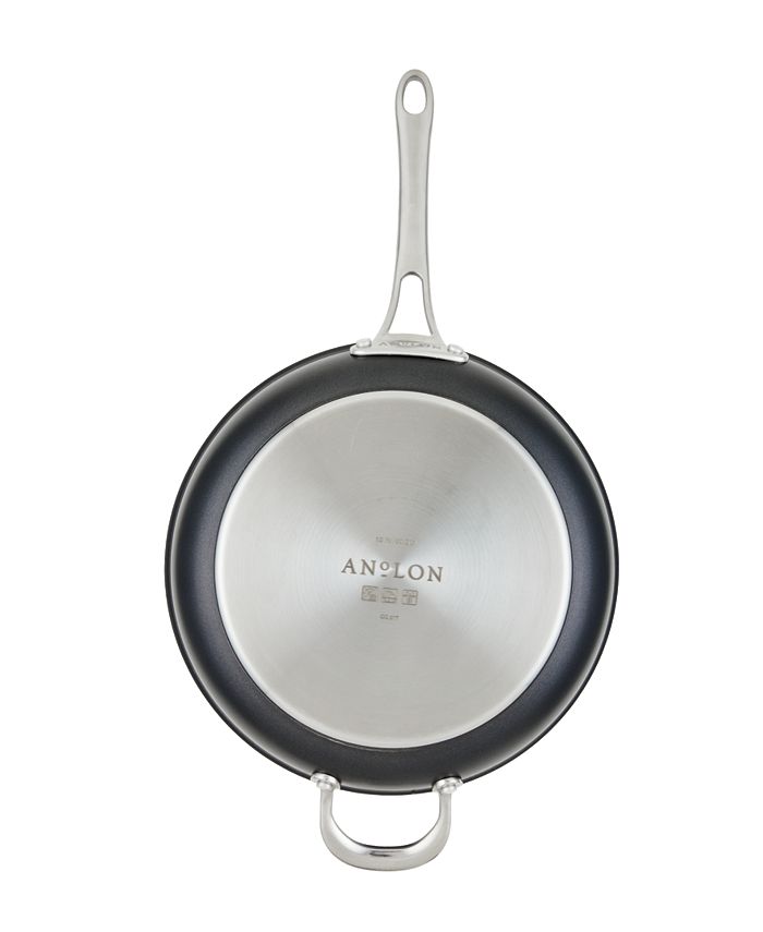 Anolon X Hybrid Nonstick Frying Pan with Helper Handle, 12" - Macy's