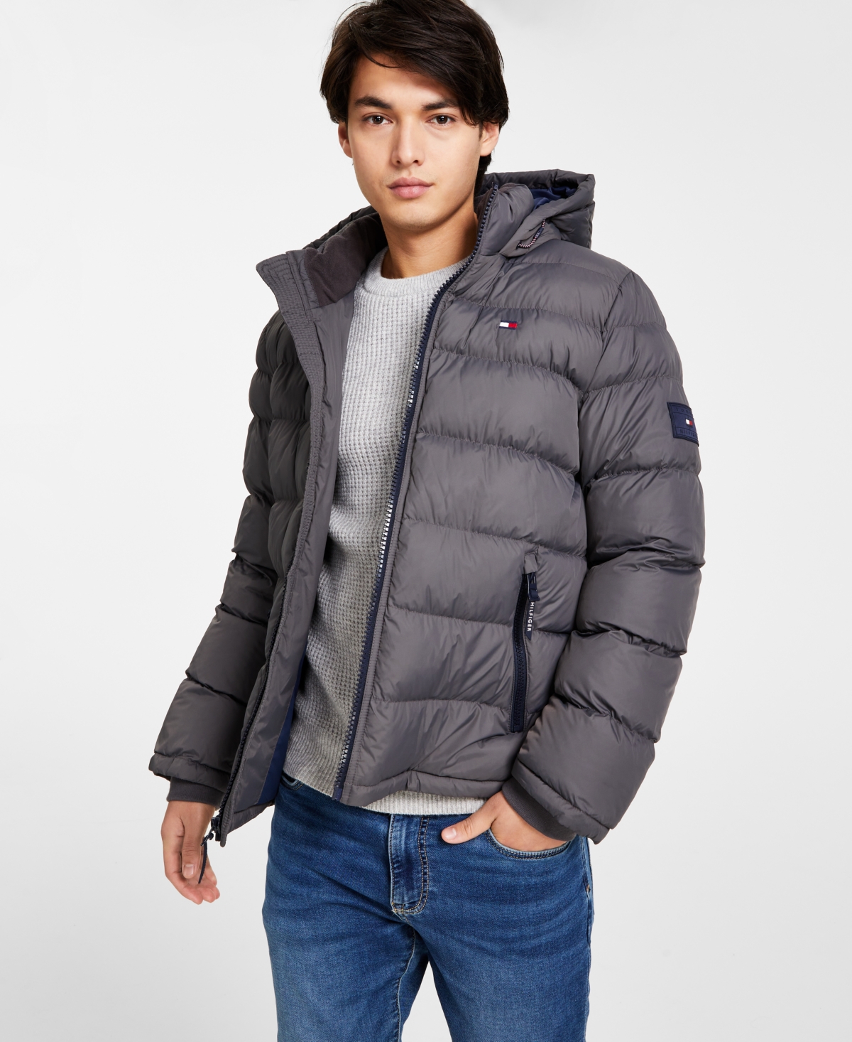 Click here for Tommy Hilfiger Mens Quilted Puffer Jacket  Created... prices