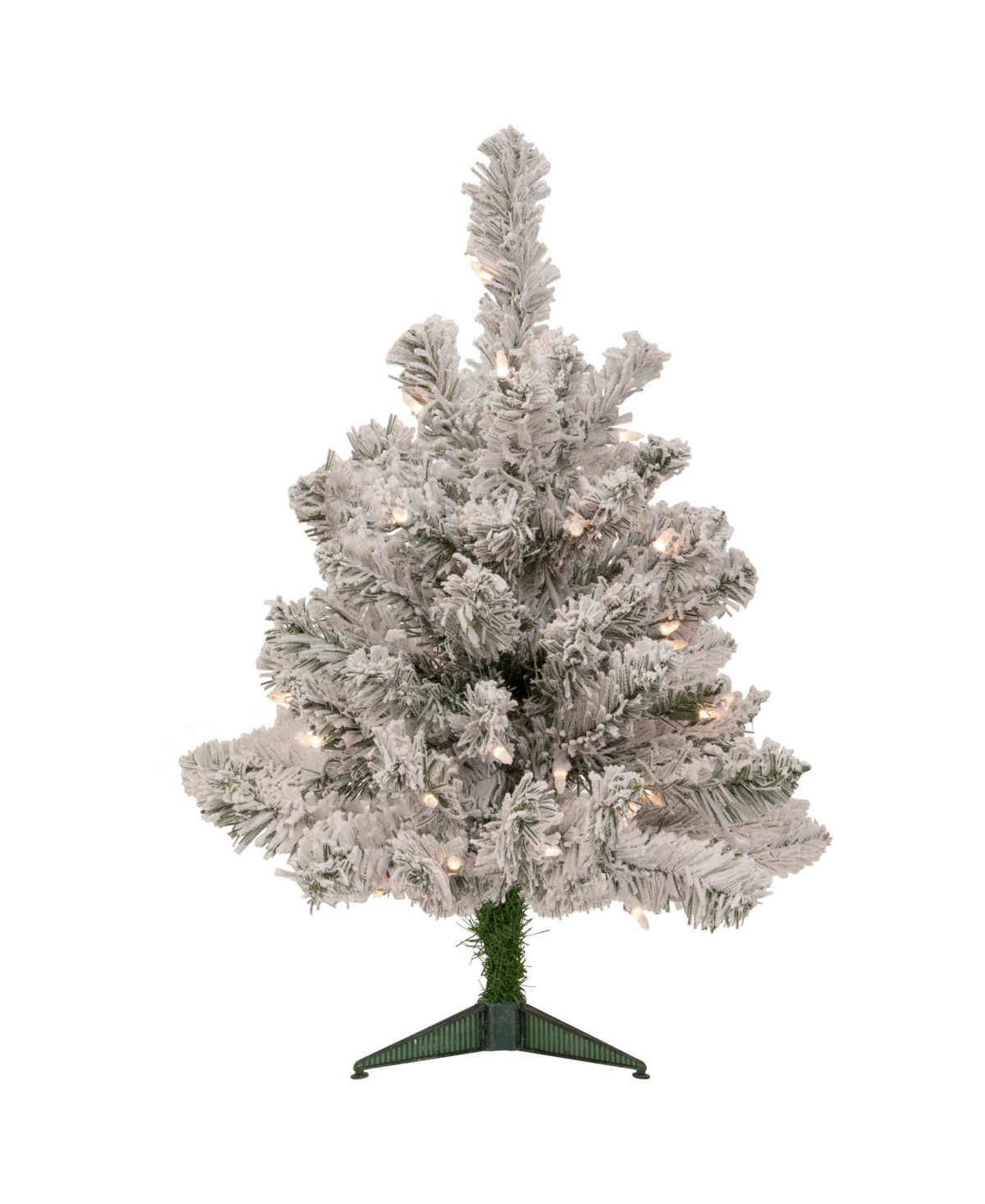 Northlight Pre- Lit Flocked Madison Pine Artificial Christmas Tree With ...