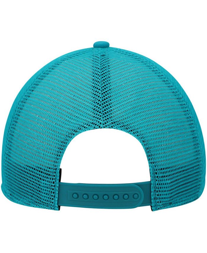 '47 Brand Men's '47 Aqua Miami Dolphins Highpoint Trucker Clean Up ...