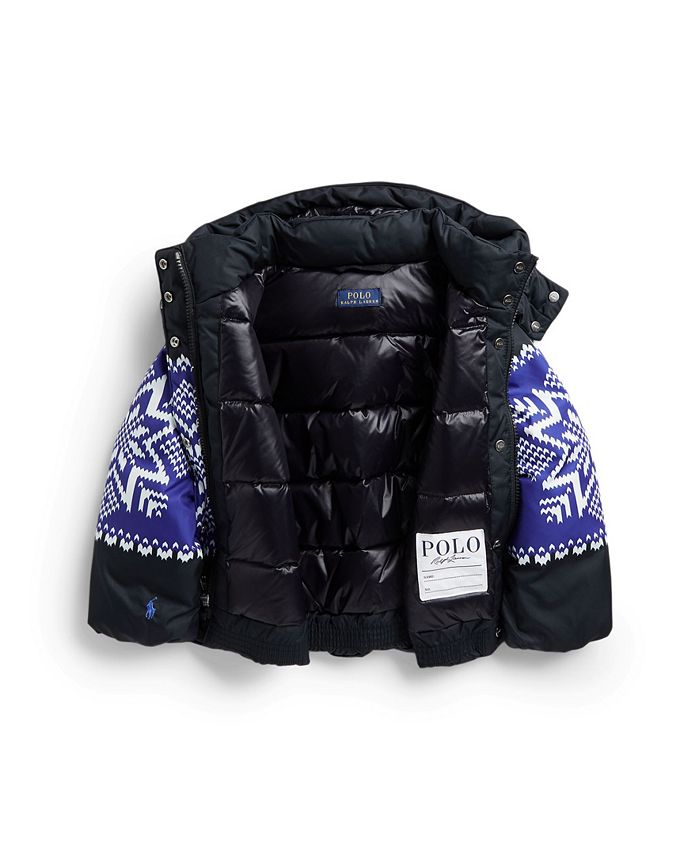 Polo Ralph Lauren Little Girls and Toddler Girls Snowflake-Print Water ...