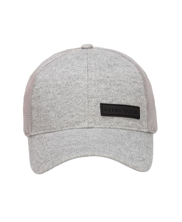 Perry Ellis Men's Heather Low Profile Baseball Golf Cap, Logo Patch ...