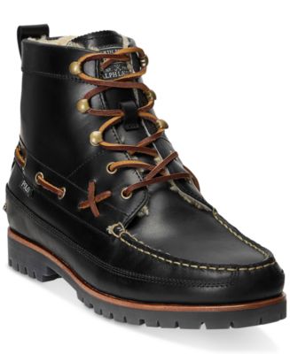 Polo Ralph Lauren Men's Ranger Mid Leather Boot - Macy's