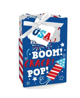 Big Dot of Happiness Firecracker 4th of July - Red, White and Royal ...