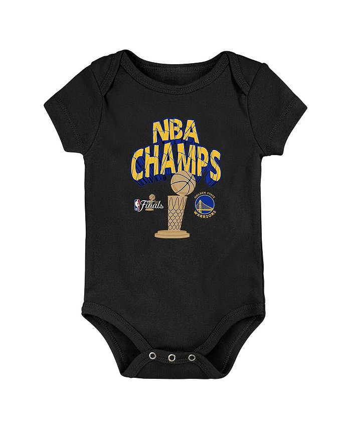 Outerstuff Infant Boys and Girls Black Golden State Warriors 2022 NBA ...