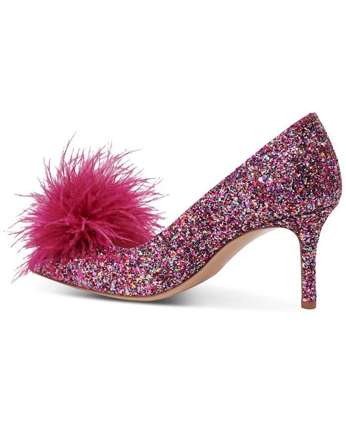 kate spade new york Women's Marabou Dress Heels - Macy's