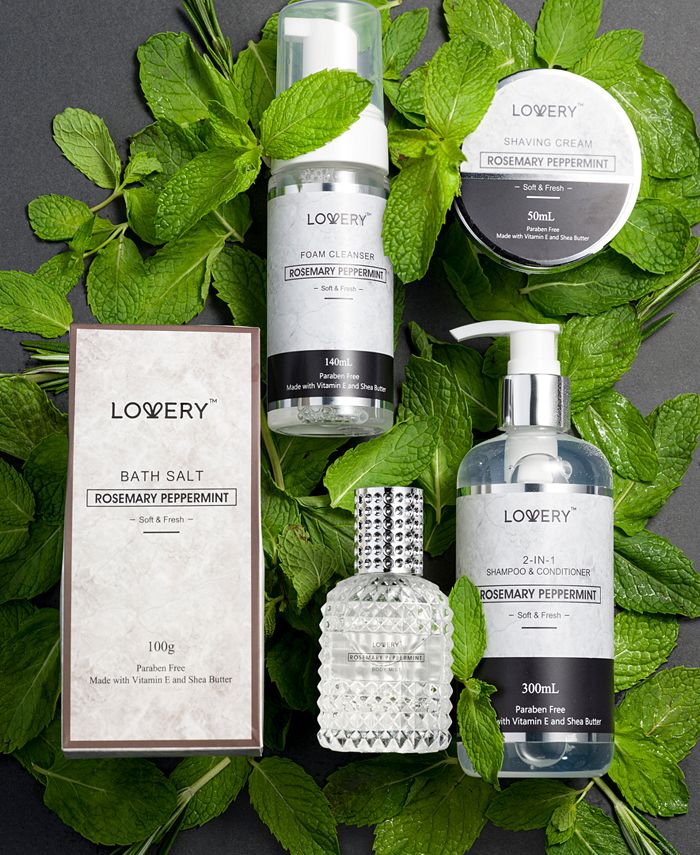 Lovery 8-Pc. Rosemary Peppermint Home Spa Gift Set - Macy's