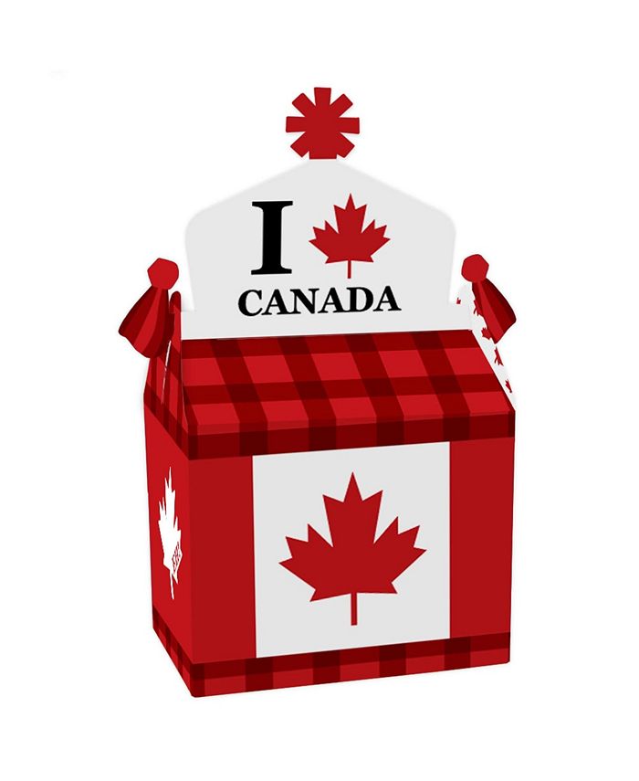 Big Dot of Happiness Canada Day - Treat Box Party Favors - Canadian ...