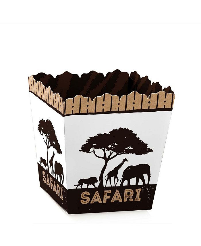Big Dot of Happiness Wild Safari - Party Mini Favor Boxes - African ...