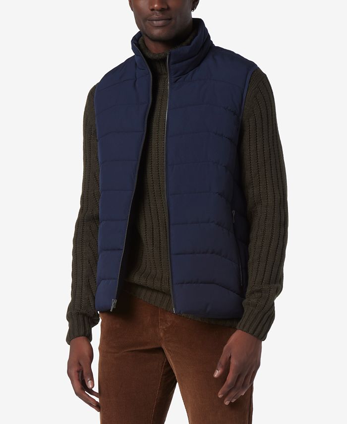 Marc New York Men's Garrick Stretch Packable Quilted Vest - Macy's