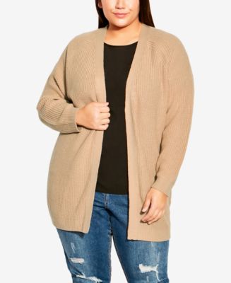 Avenue Plus Size Boyfriend Cardigan - Macy's
