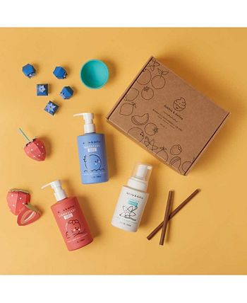 Dabble & Dollop USA Bundle - Strawberry, Vanilla & Blueberry Bath Set ...