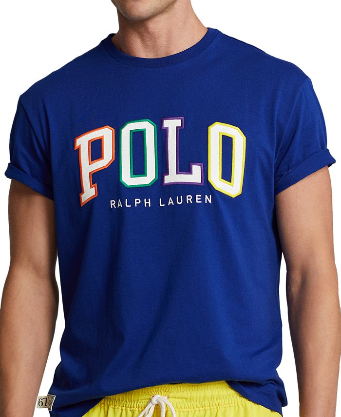 Polo Ralph Lauren Men's Classic-Fit Logo Jersey T-Shirt & Reviews - T ...