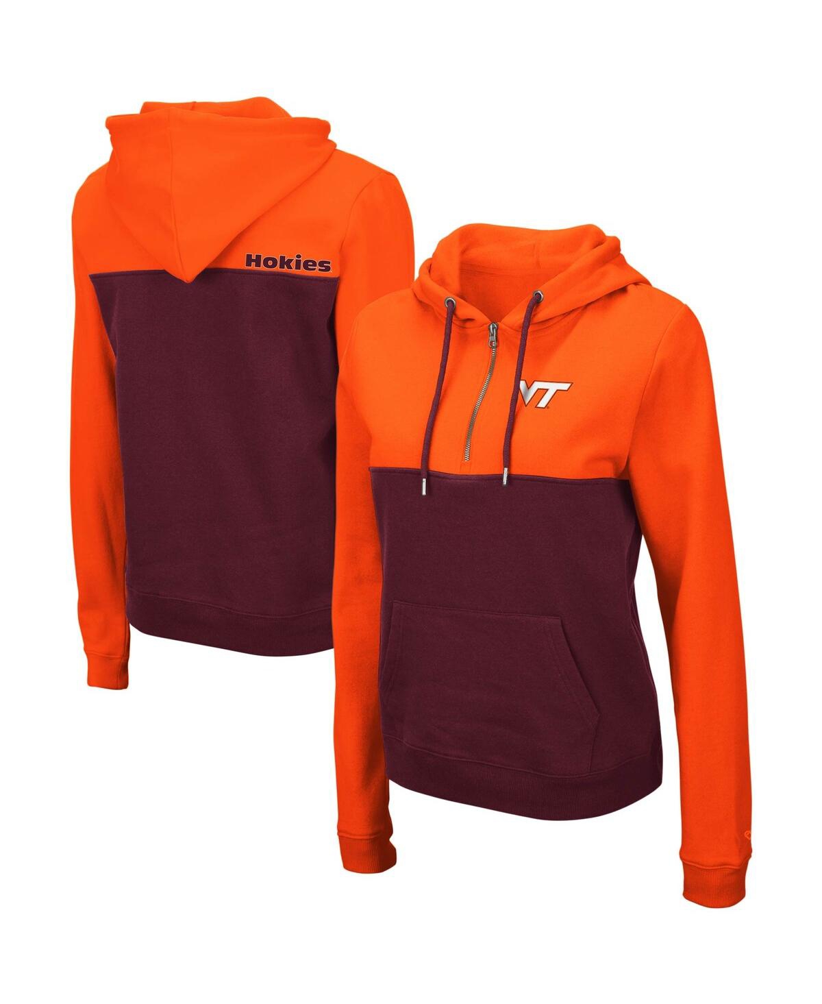 Click here for Womens Colosseum Orange  Maroon Virginia Tech Hoki... prices