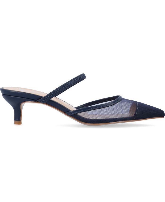 Journee Collection Women's Allana Mesh Heels - Macy's