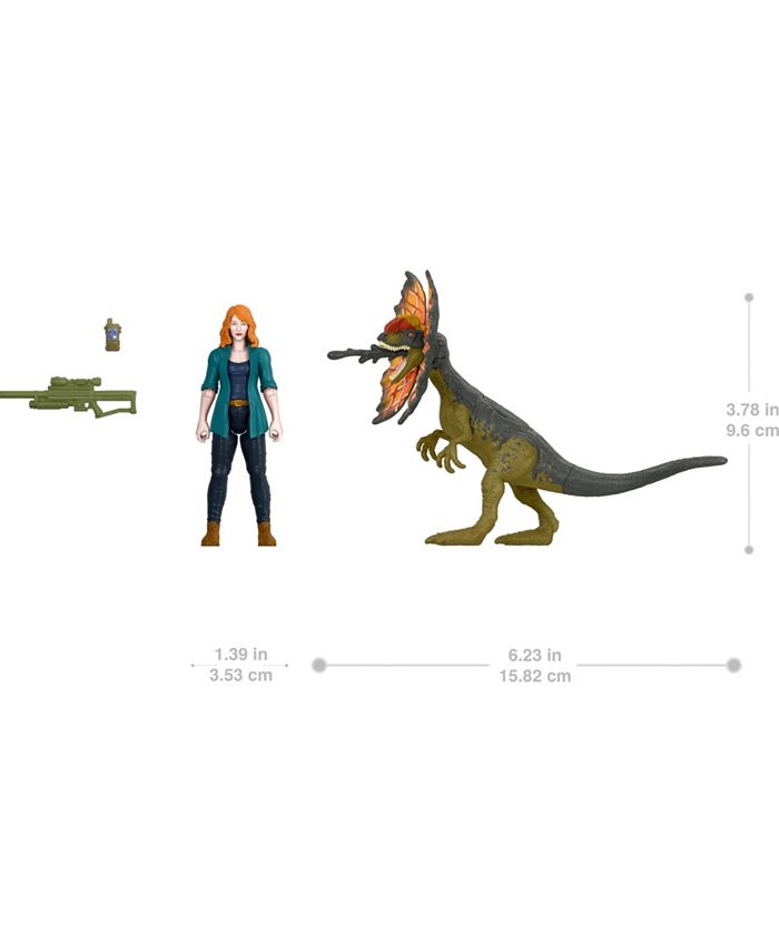 Jurassic World Human & Dino Pack Claire & Dilophosaurus - Macy's