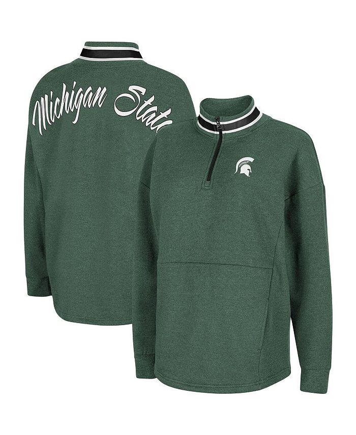 Colosseum Women's Heathered Green Michigan State Spartans Alice 2-Hit ...
