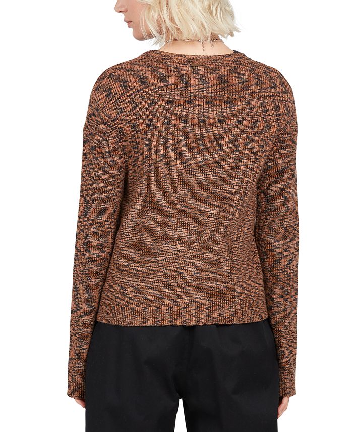 Volcom Juniors' Spacestone Long-Sleeve Cardigan Sweater - Macy's