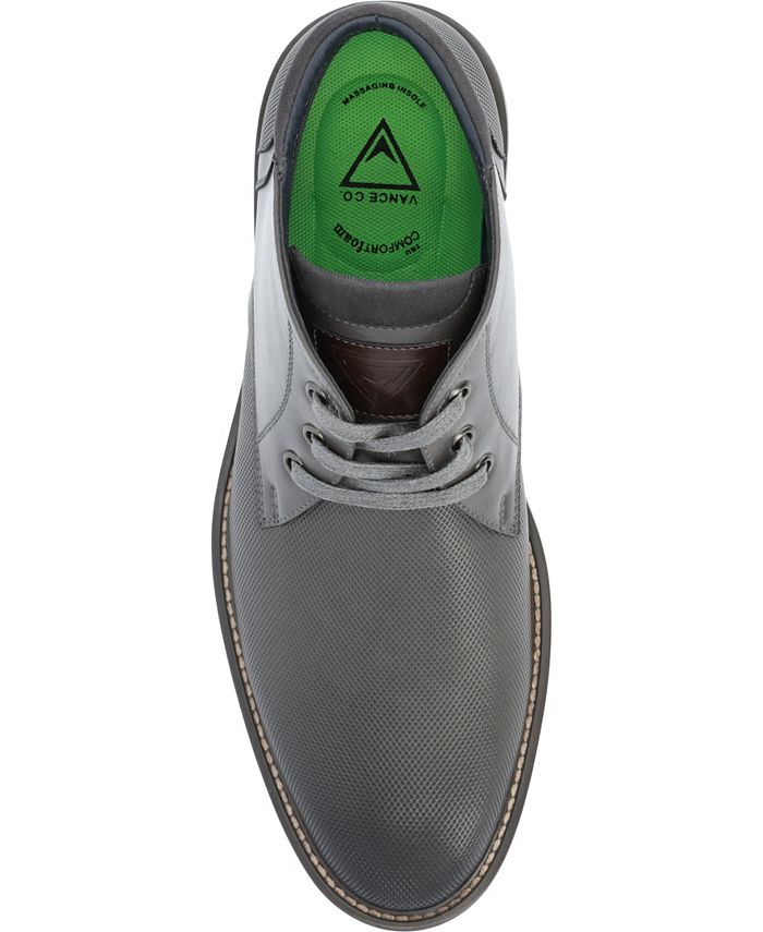 Vance Co. Men's Vaughn Tru Comfort Foam Lace-Up Round Toe Chukka Boot ...