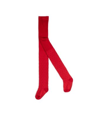 Deux par Deux Girl Solid Tights Red - Toddler Child - Macy's