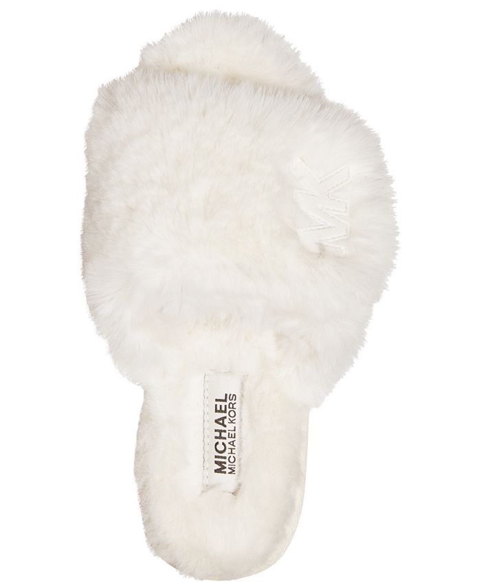 Michael Kors Women's Fifi Platform Slide Cozy Slippers - Macy's