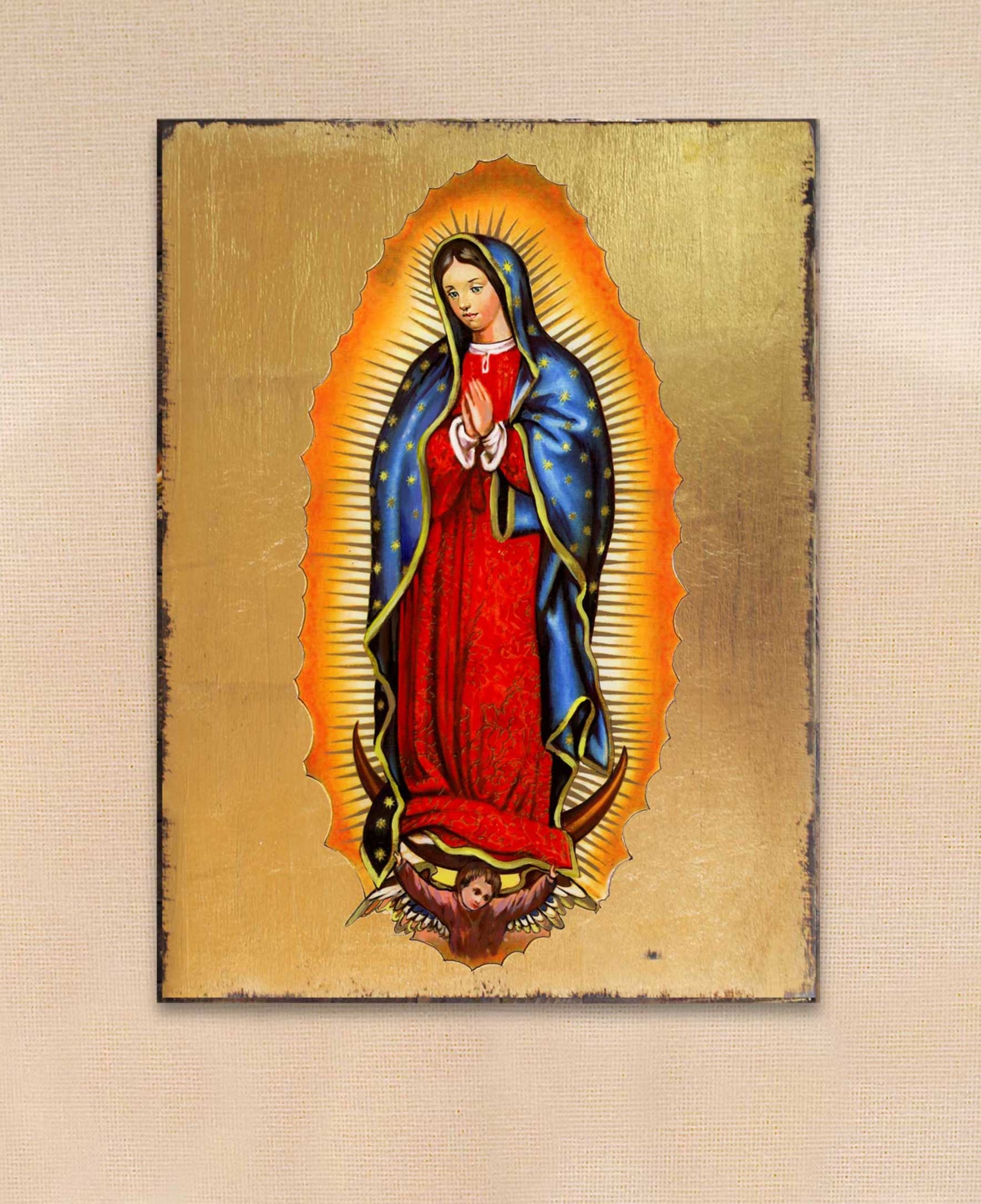 Click here for Designocracy Icon Lady of Guadalupe Wall Art on Wo... prices
