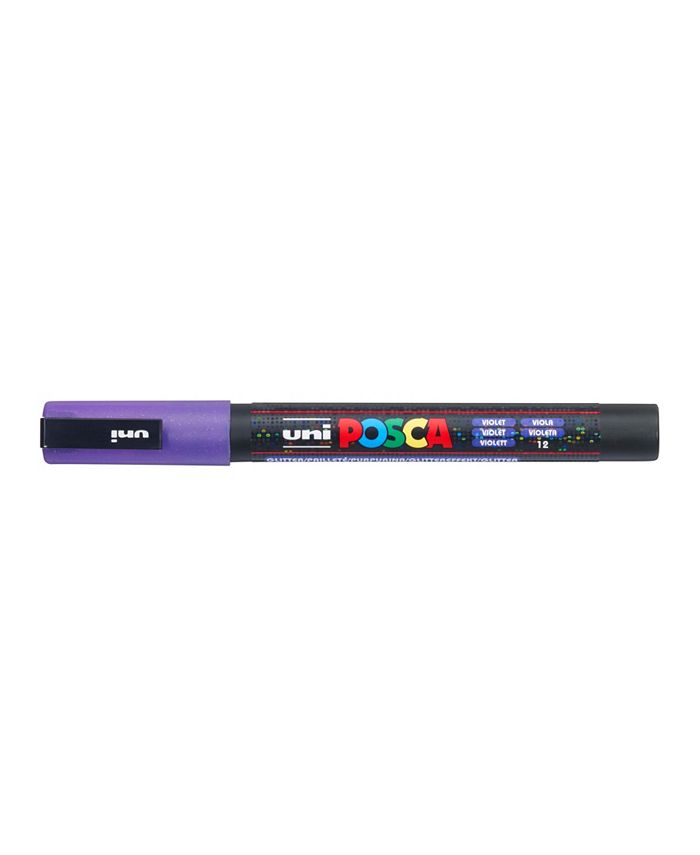 POSCA Paint Fine Glitter Marker 8 Piece Color Set, 3 ml - Macy's