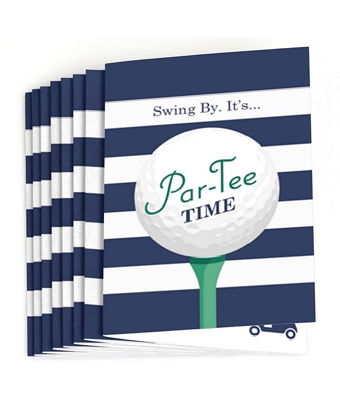 Big Dot of Happiness Par-Tee Time - Golf - Fill In Birthday or ...
