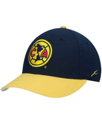 Men's Navy, Yellow Club America Core Snapback Hat - Macy's
