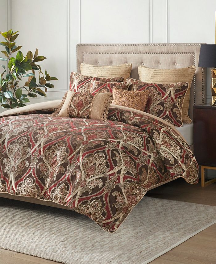 Madison Park Signature Royale Jacquard 8-Pc. Comforter Set, Queen - Macy's