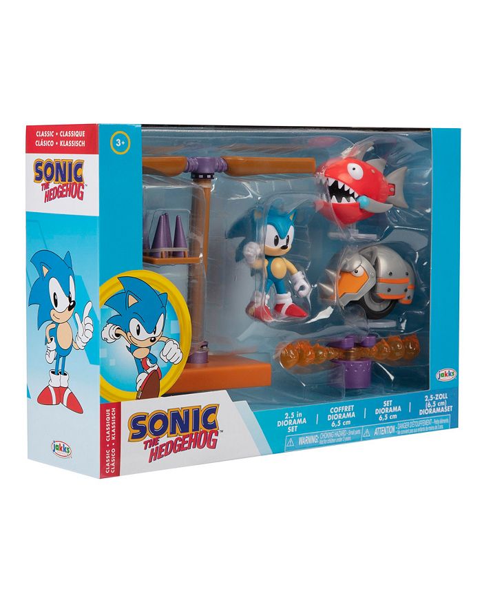 Sonic 2.5" Flying Battery Zone Diorama Set - Macy's