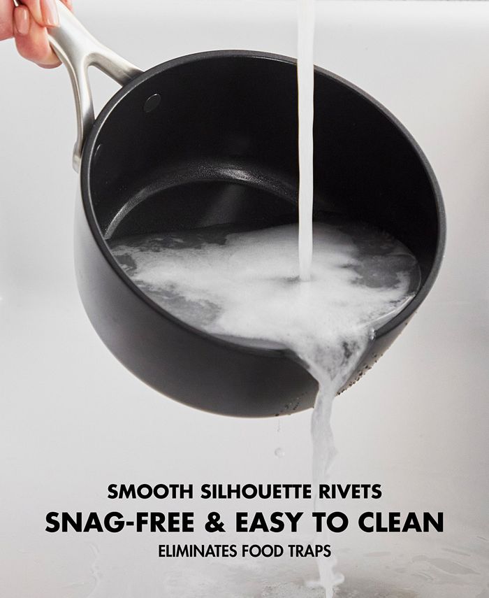 GreenPan Aluminum, Stainless Steel 2-Quart Sauce Pan with Lid - Macy's