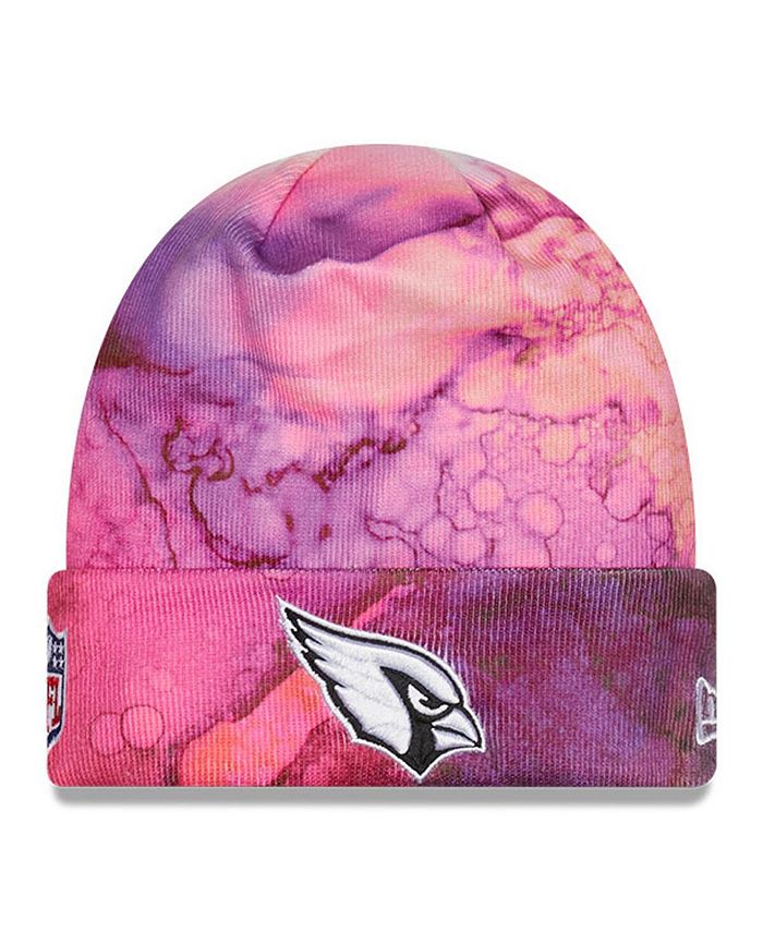 New Era Men's Pink Arizona Cardinals 2022 NFL Crucial Catch Knit Hat ...