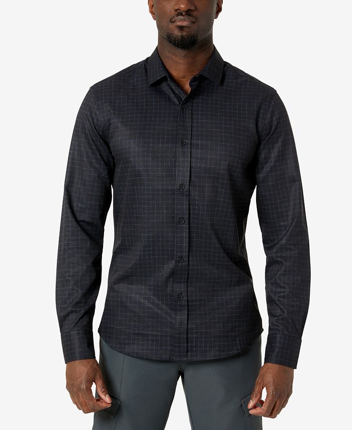 Kenneth Cole Men’s Slim Fit Performance Shirt - Macy's