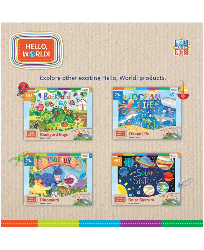 Masterpieces Hello, World! 4-Pack 100 Piece Jigsaw Puzzles for kids ...